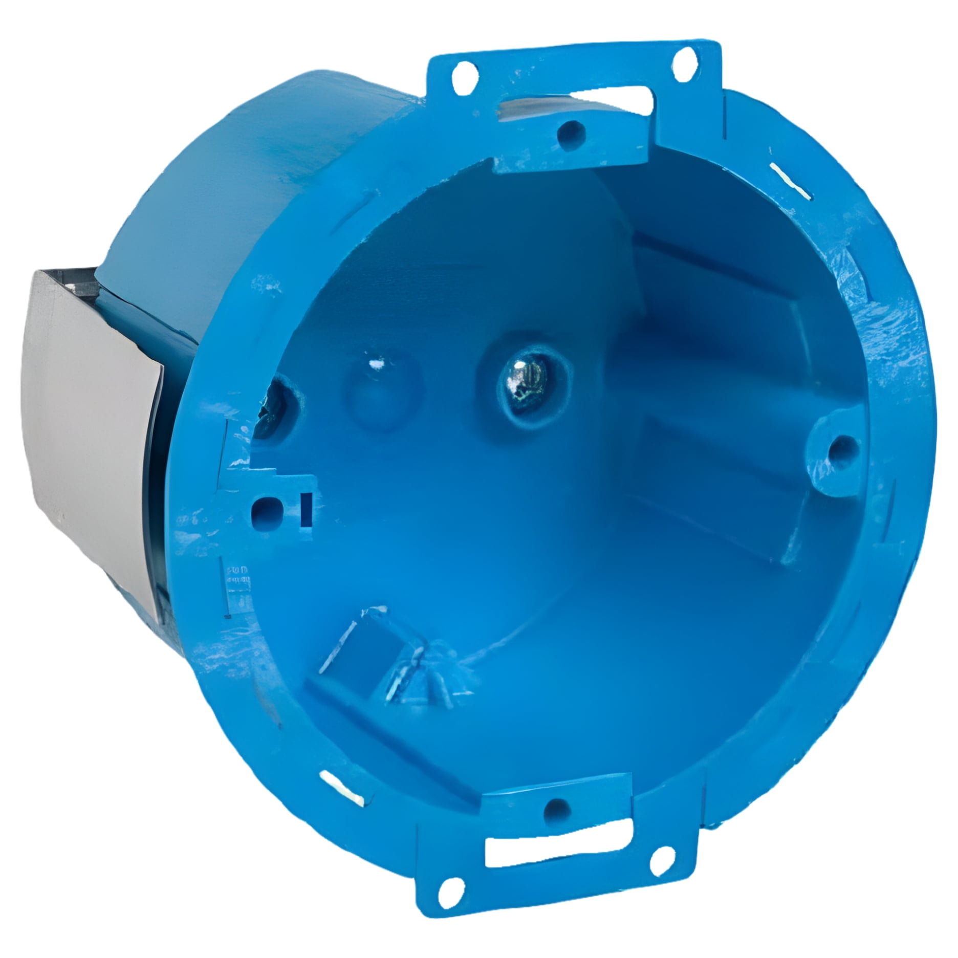 Carlon BH614R Round Old Work Box, 3 1/2-Inch, Blue - Walmart.com