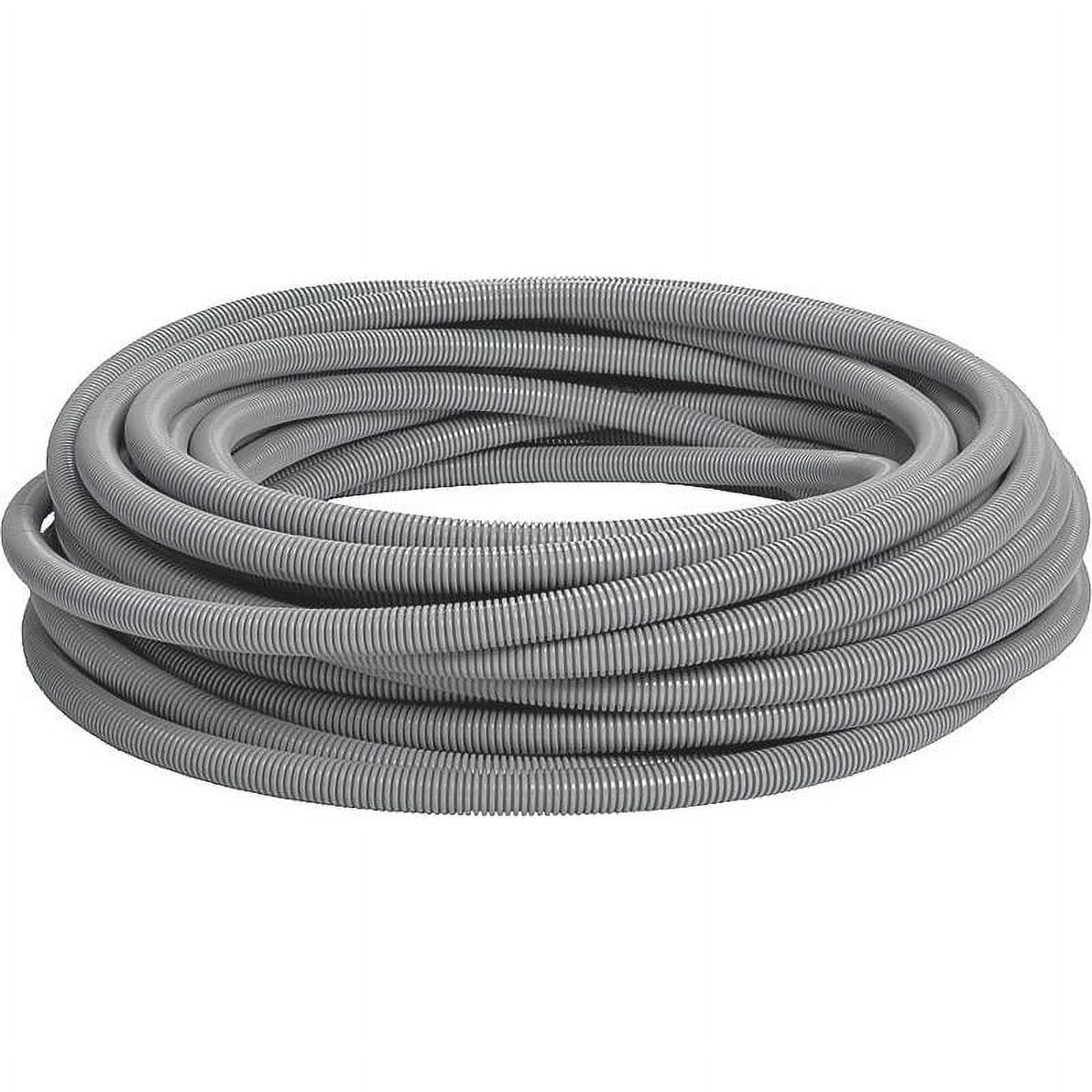 Carlon Carflex 15008-100 Flexible Conduit, 1 in, 100 ft L, PVC, Gray ...