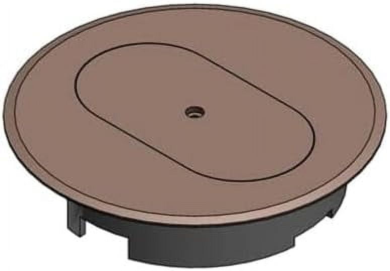 Carlon E97DSC Round Duplex Receptacle Cover, Diameter: 5 Carlon E97DSC Round Duplex Receptacle Cover, Diameter: 5