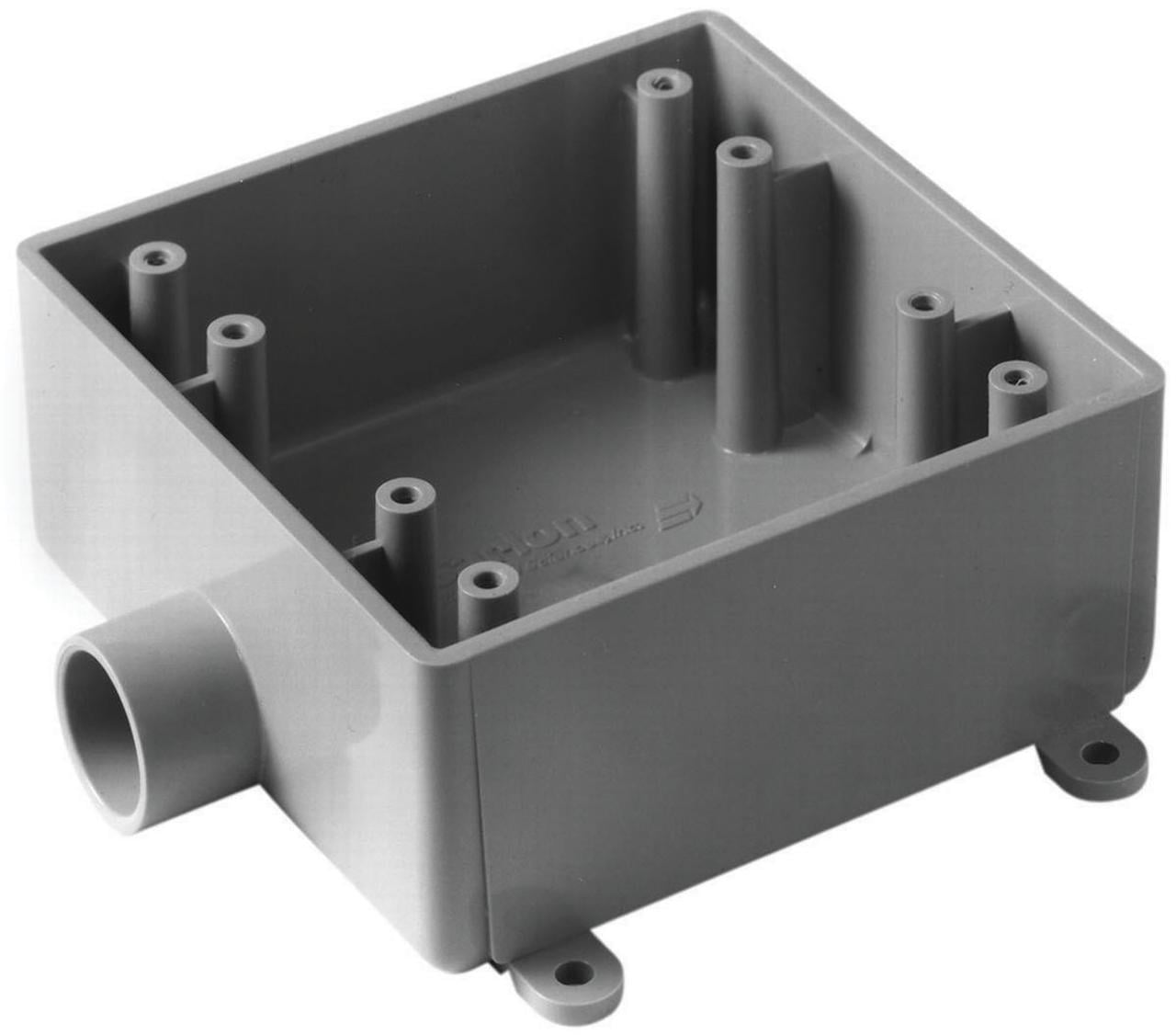 Carlon E9802DR Electrical Junction Box 2-Gang PVC - Walmart.com