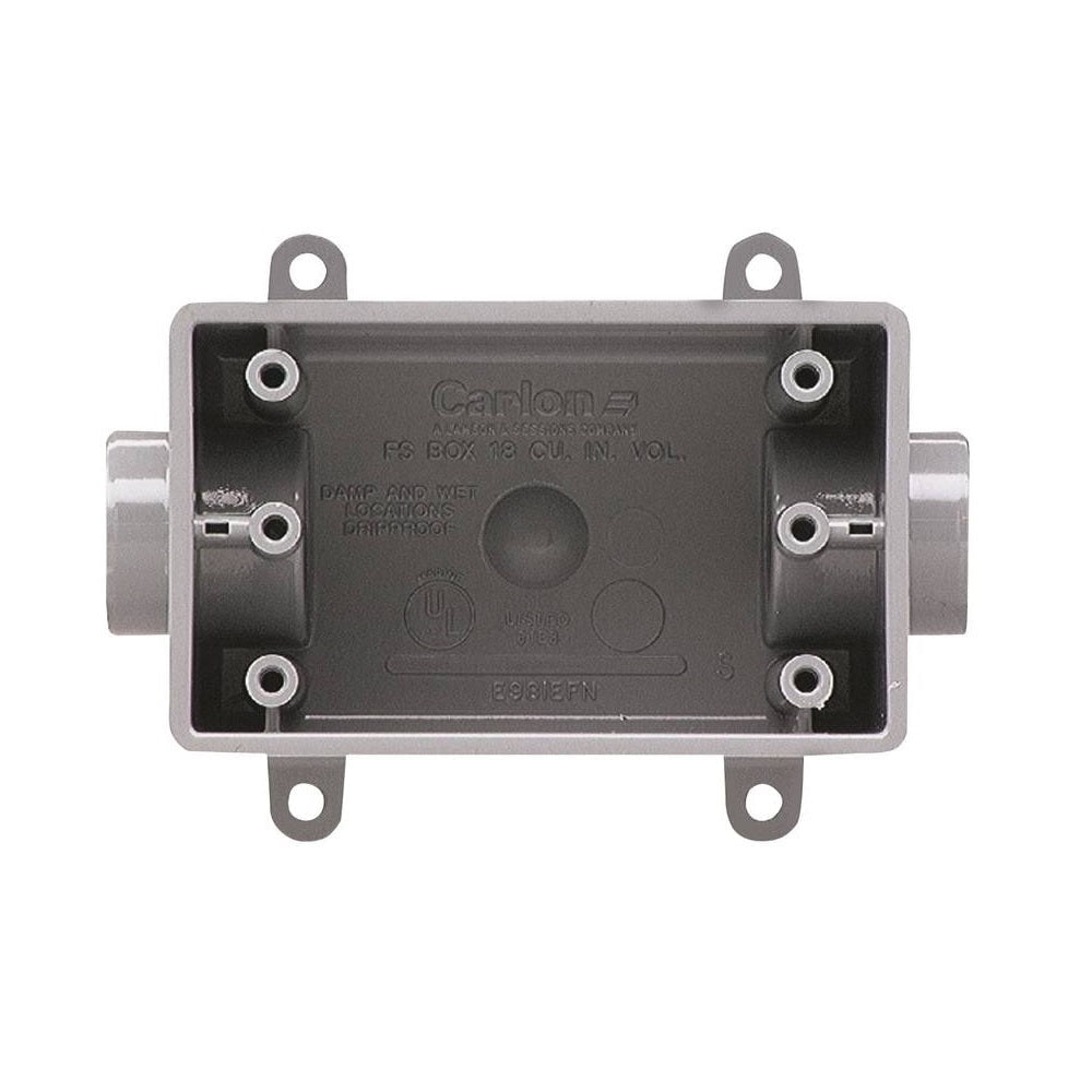 Carlon E981DFN-CTN Switch Box, PVC, Gray, Each - Walmart.com