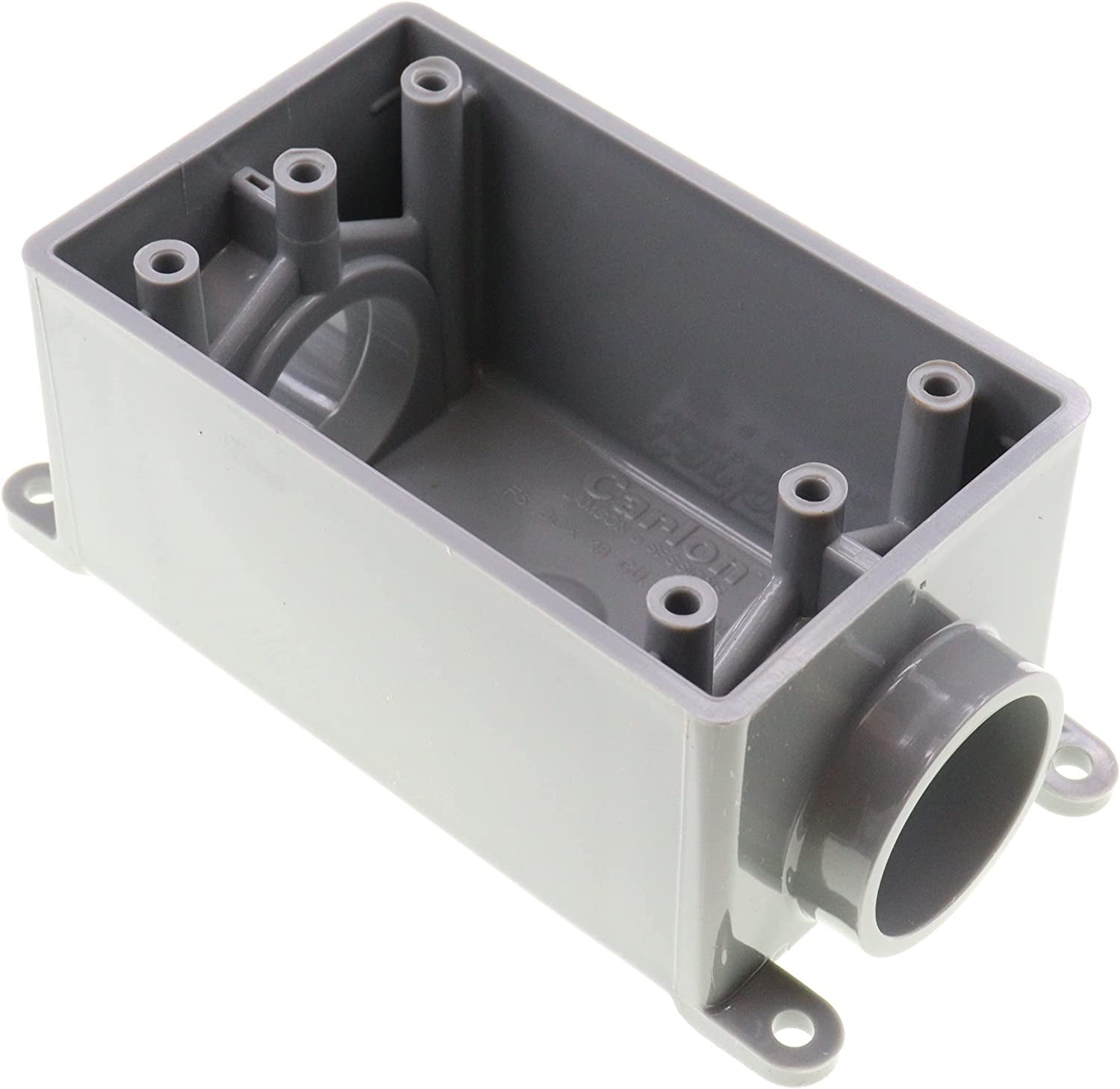 Carlon E981FFN 1-Inch Type FSC 1-Gang FS PVC Switch Box, Non-Metallic ...
