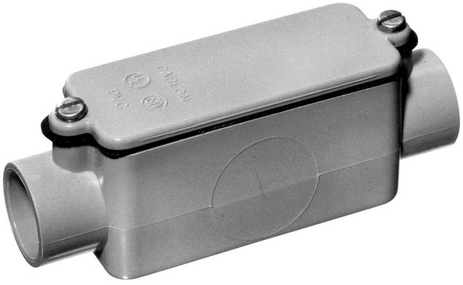 Carlon E987F Rigid Non-Metallic PVC Type-C Conduit Access Body, 1-Inch ...