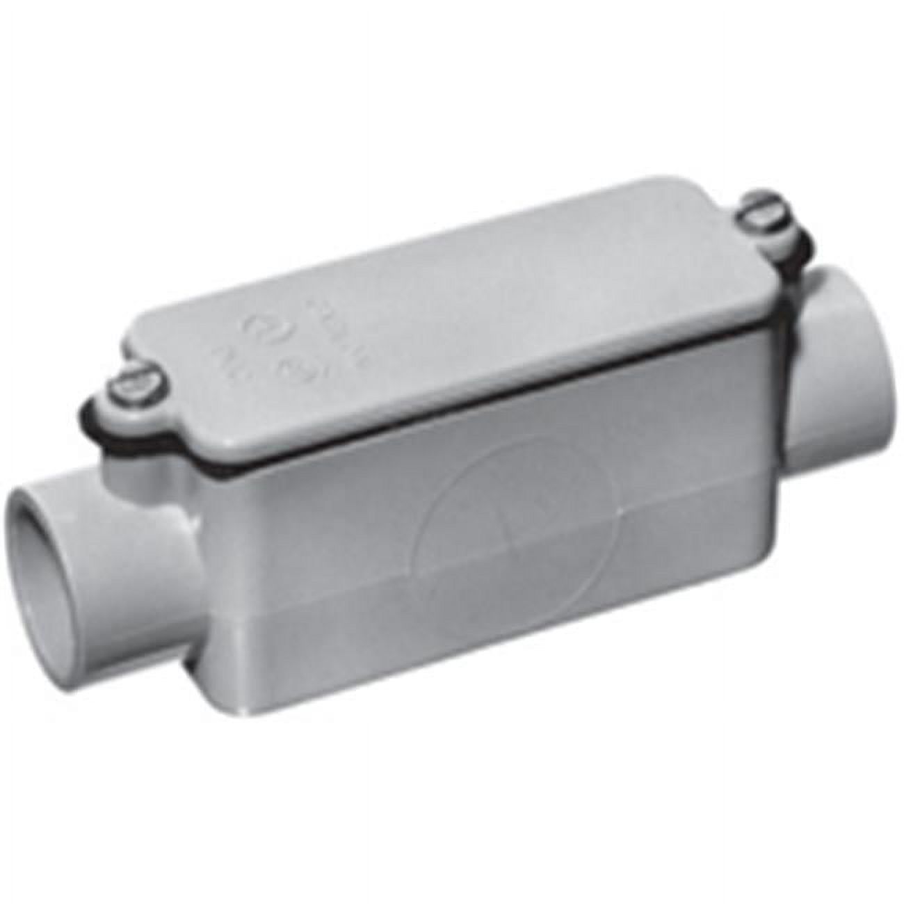 Carlon E987G-CAR Conduit Body, PVC, Gray - Walmart.com