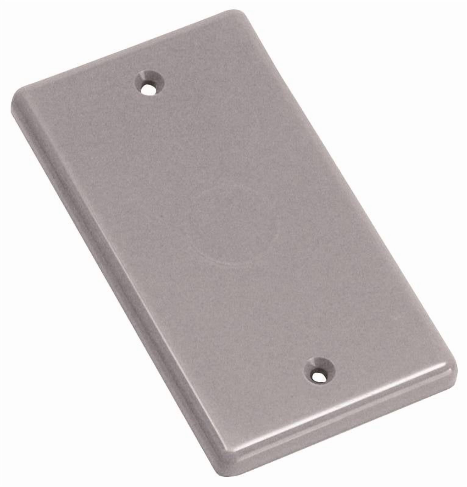 Steel City Blank 4-1/4 In. x 2-5/16 In. Handy Box Cover HB1BL - Walmart.com