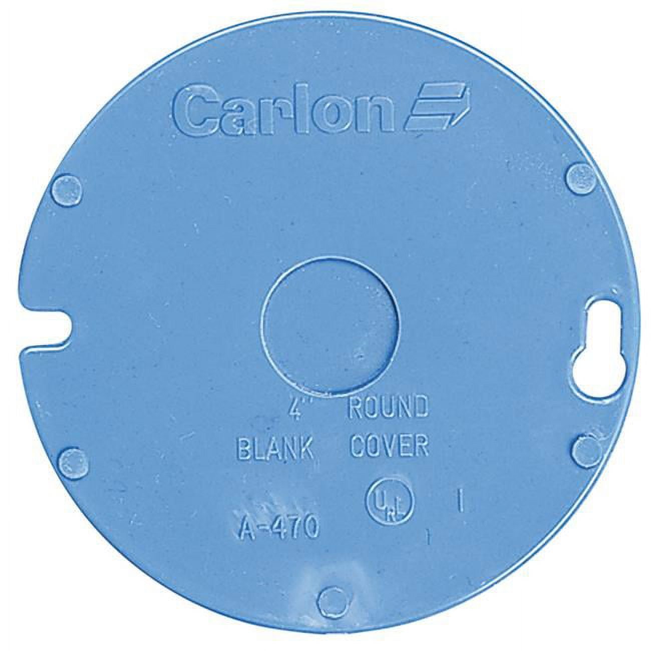 Carlon Round PVC 1 gang Outlet Box Cover - Walmart.com