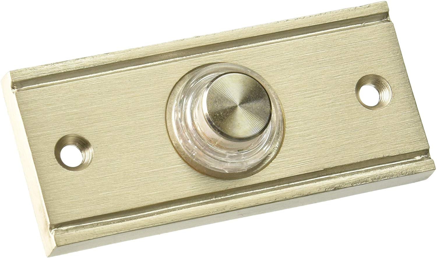 Carlon Satin Nickel Brass Wired Pushbutton Doorbell - Walmart.com