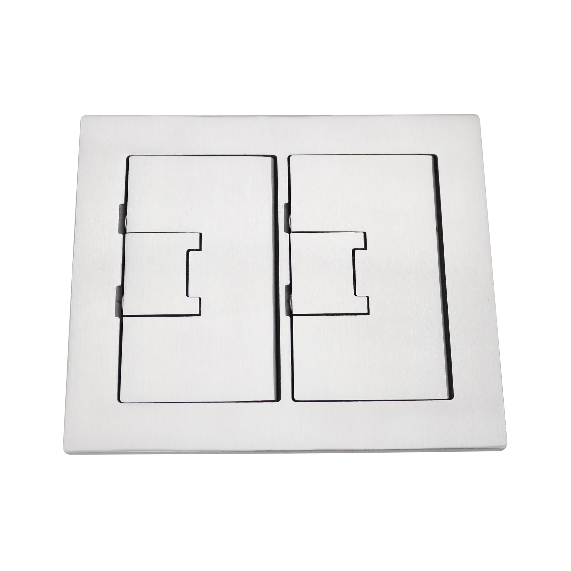 Carlon Thomas & Betts E9762SS 2-Gang Rectangular Floor Box Cover ...