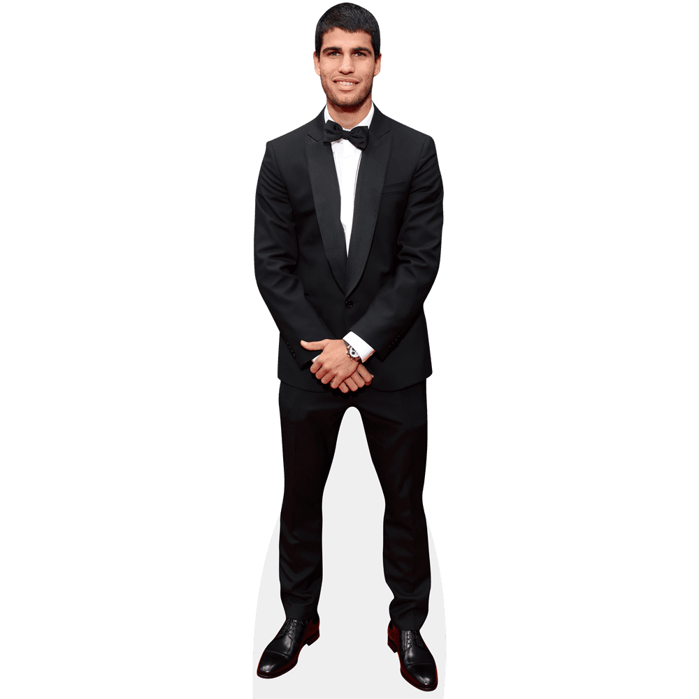 Carlos Alcaraz Garfia (Bow Tie) Lifesize Cardboard Cutout Standee ...