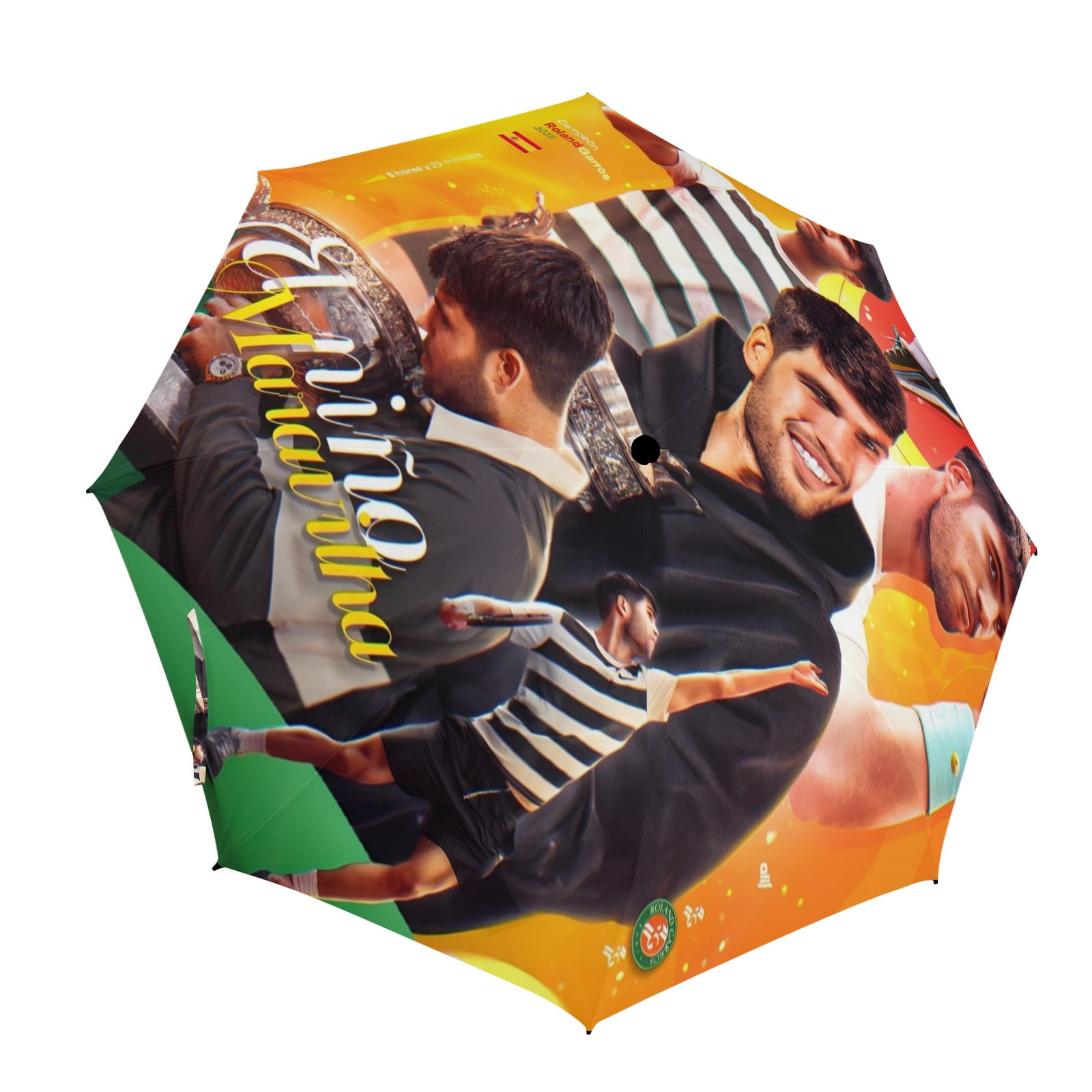 Carlos Alcaraz Semi-Automatic Foldable Umbrella. - Walmart.com