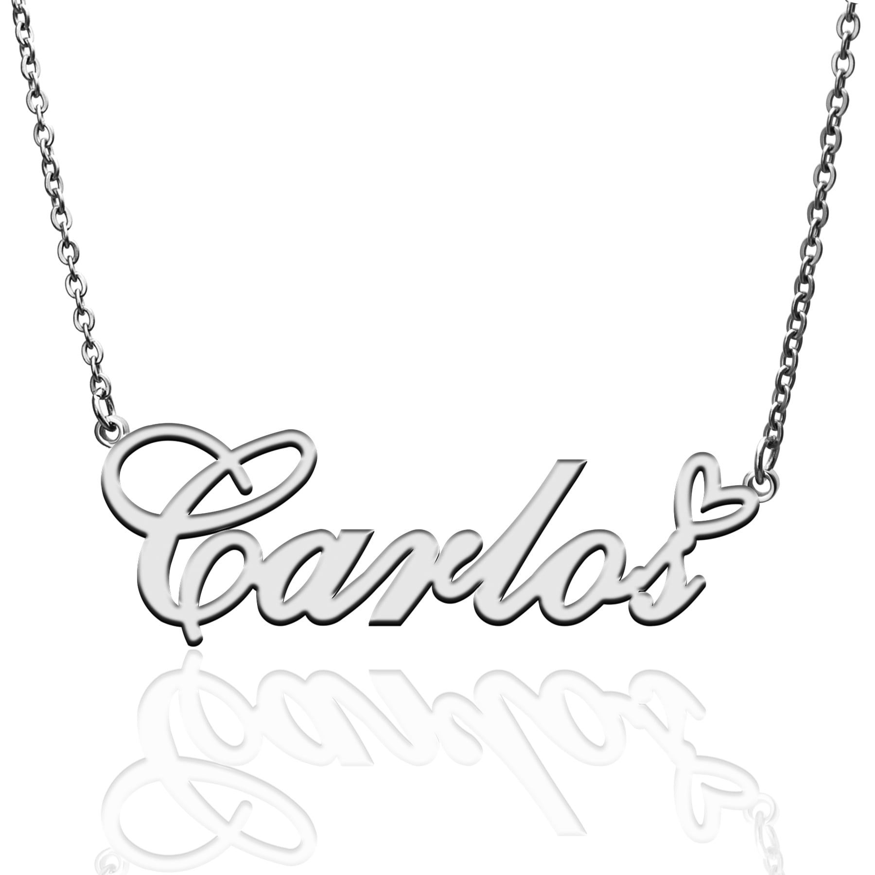 Carlos Custom Name Necklace Customized Personalized Plated Name ...