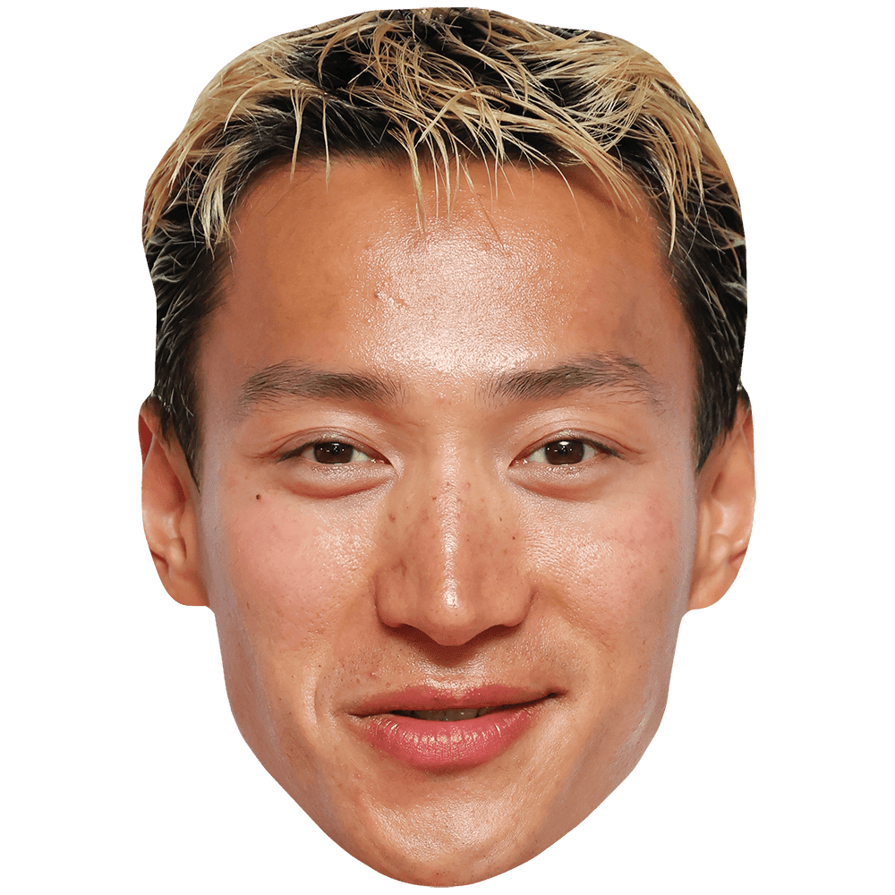 Carlos Gu (Smile) Celebrity Mask, Flat Card Face, Fancy Dress Mask - Walmart.com