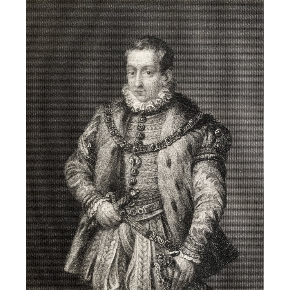 Carlos Prince Of Asturias 1545 To1568. Son Of King Philip Ii Of Spain ...