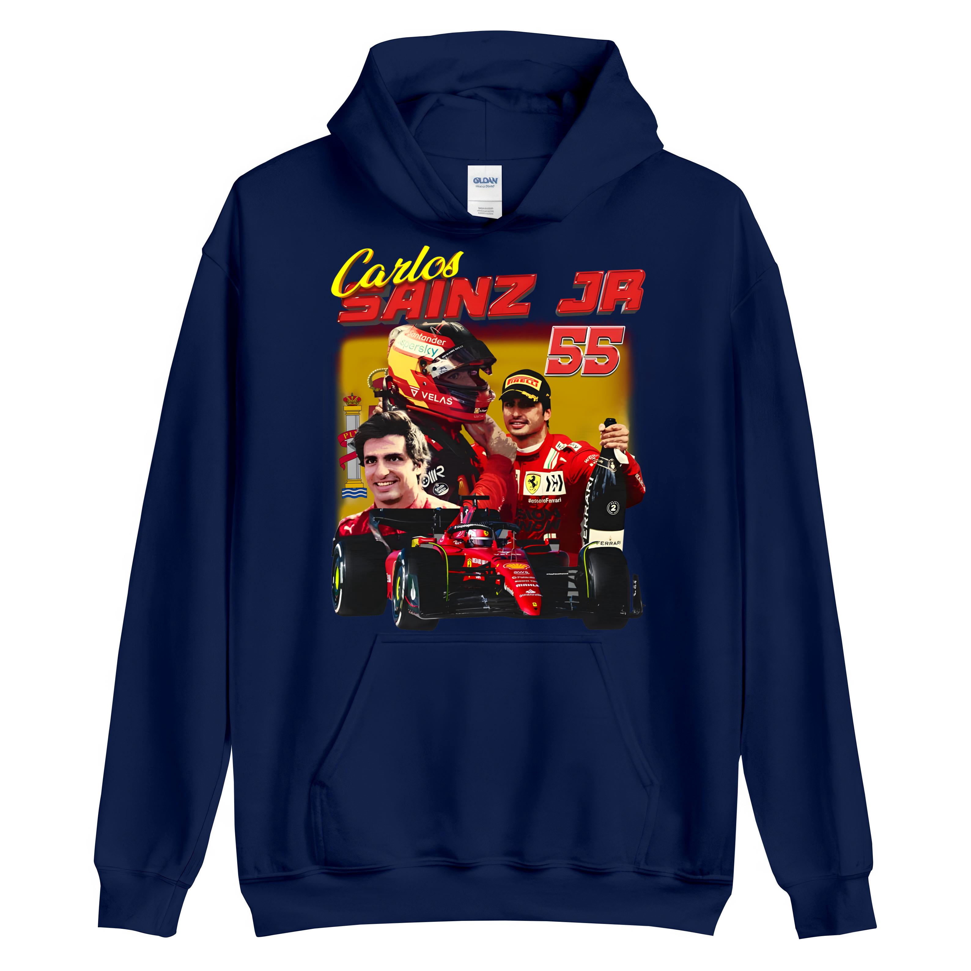 Carlos Sainz JR Inspired Formula One Racing Vintage 90s Style Unisex T ...