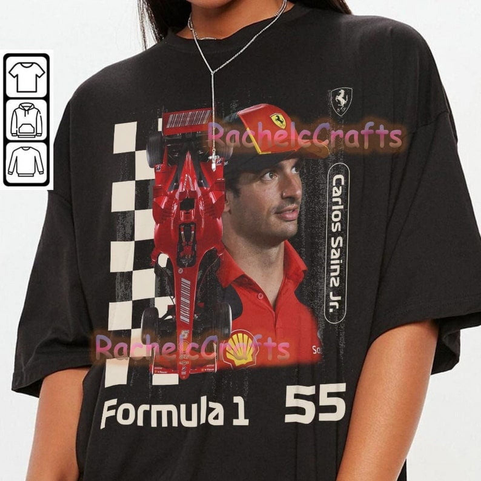 Carlos Sainz Jr. Formula One Merch Shirt, Carlos Sainz Jr. Vintage 90s ...