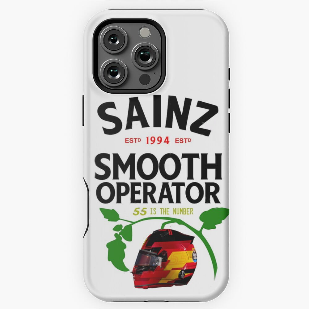 Carlos Sainz Smooth Operator Phone Case for iPhone 16 15 14 13 12 11 ...