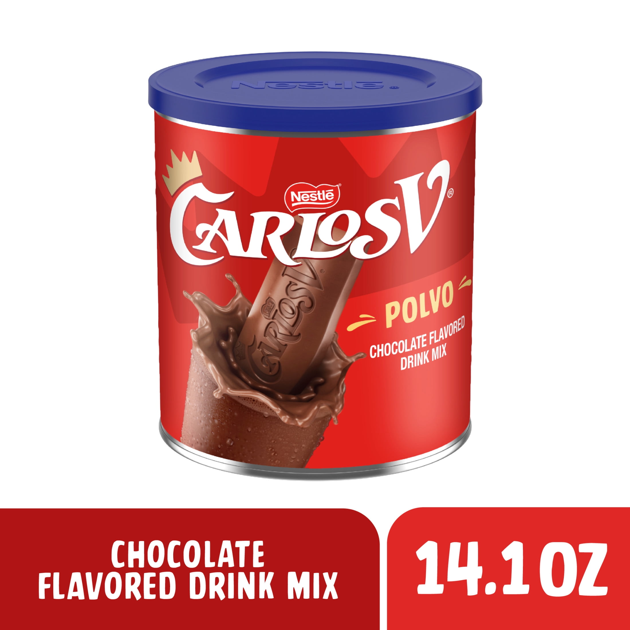 Carlos V Chocolate Powder Drink Mix 14.1 oz with 16 Servings, Mexican ...