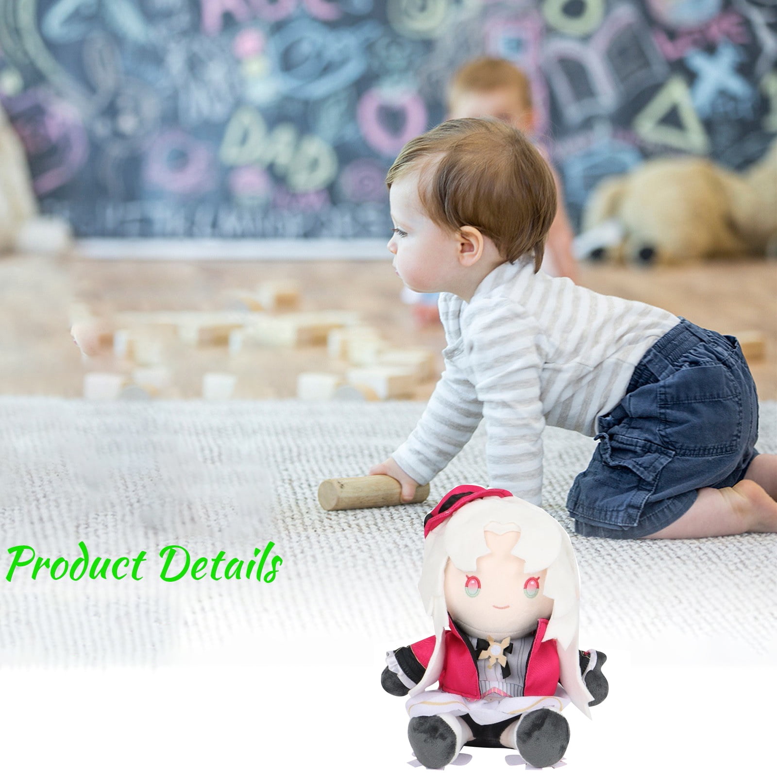 Carlotta Plush Toy 9.8 Inch - Wuthering Waves Anime Game Character Doll ...