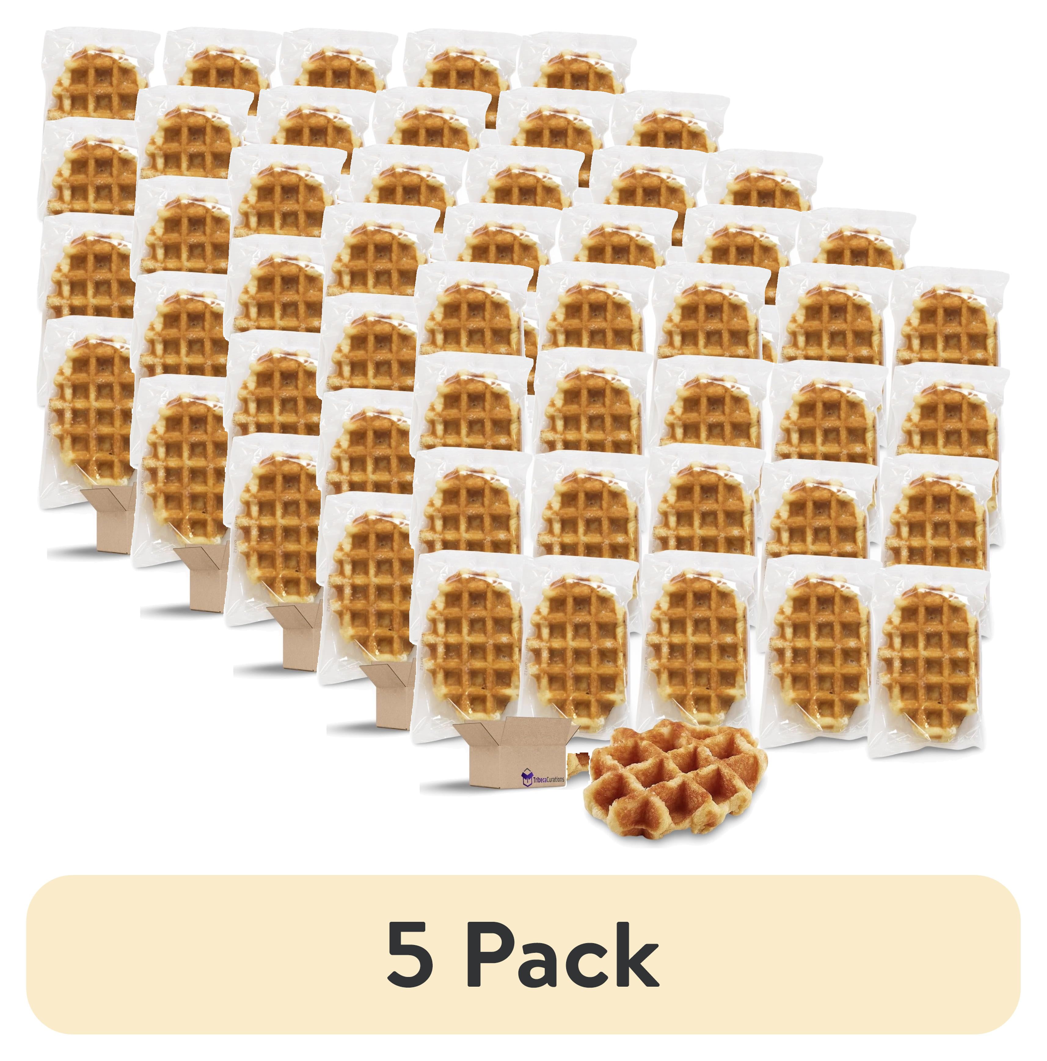 (5 pack) Carlotta's Authentic Belgian Pearl Sugar Waffles, Individually ...