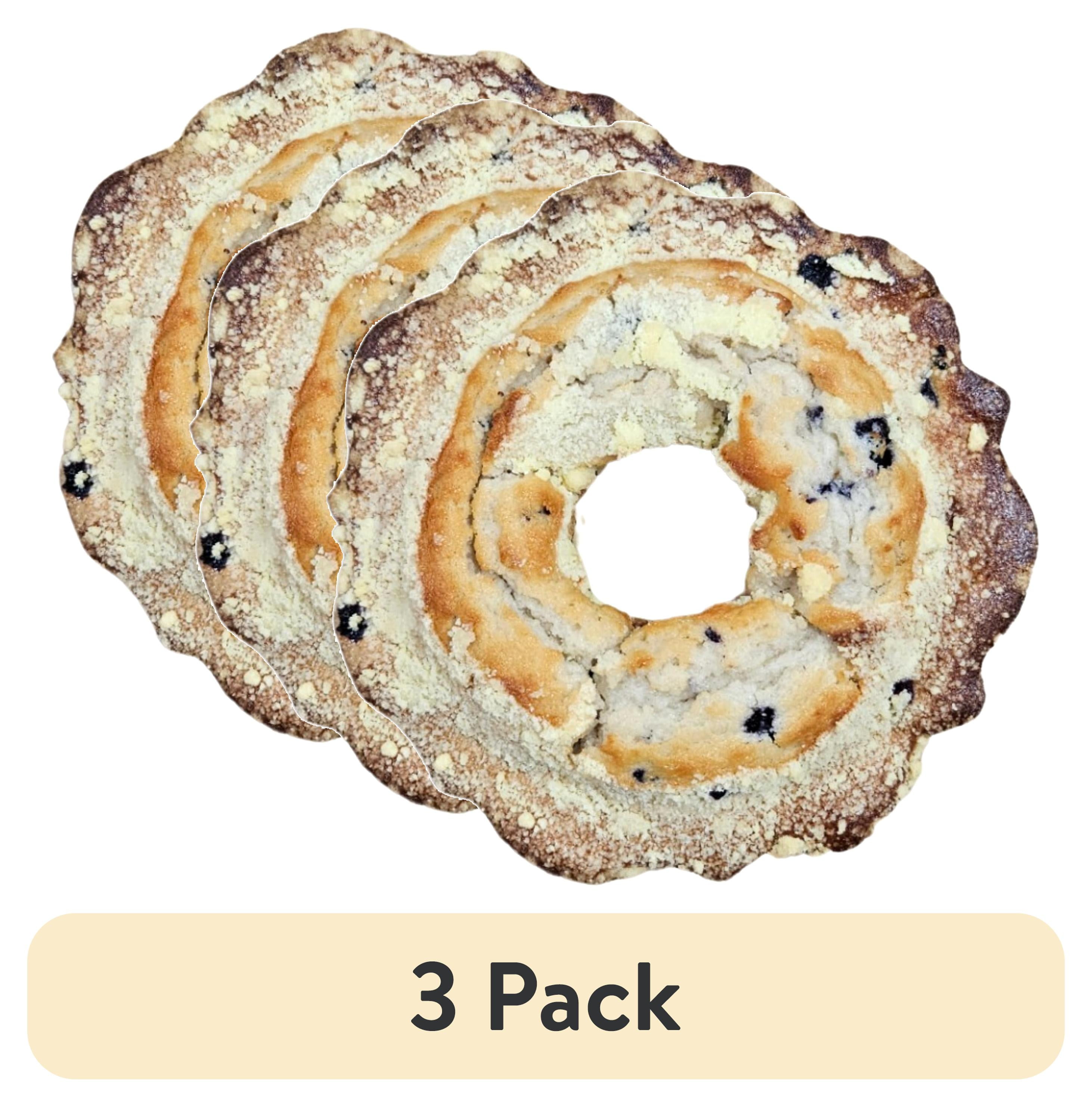 (3 pack) Carlotta's Famous Blueberry Crumb Coffee Cake | 1.75 Pound ...