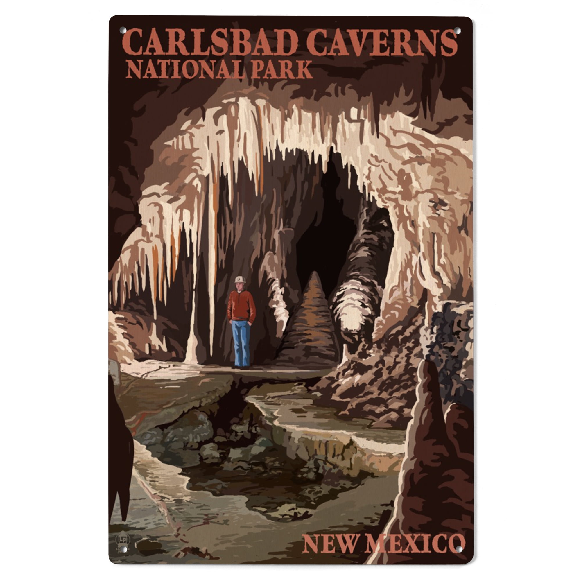 Carlsbad Caverns National Park, New Mexico, Lower Cave Birch Wood Wall ...