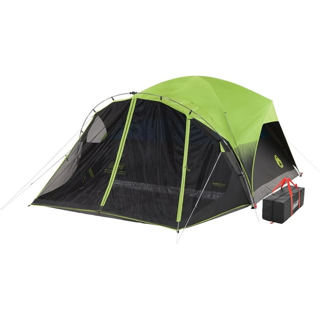 Carlsbad Dark Room Tent with Screened Porch 4/6 Person Tent Blocks 90% ...