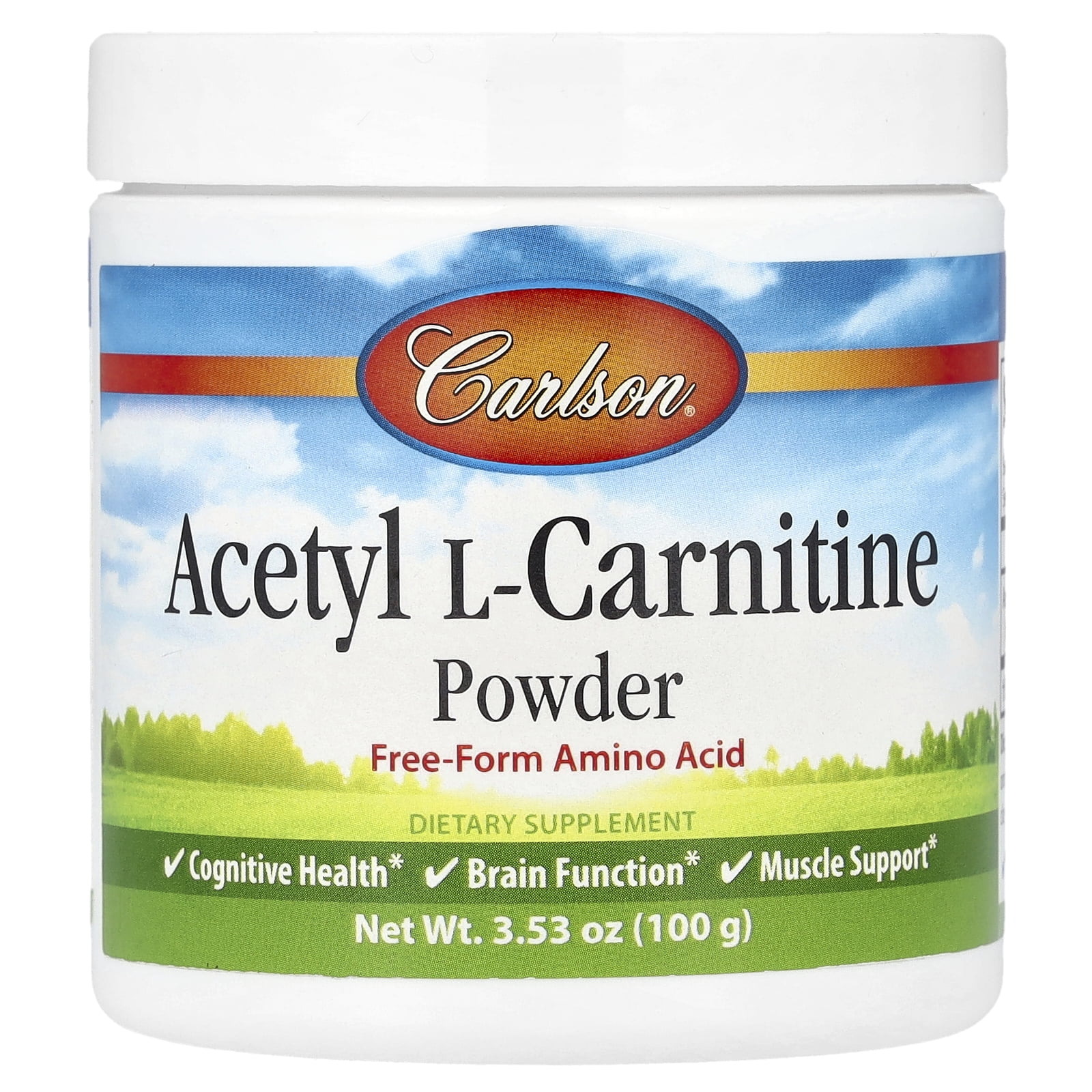Carlson Acetyl L-Carnitine Powder, 3.53 oz (100 g) - Walmart.com