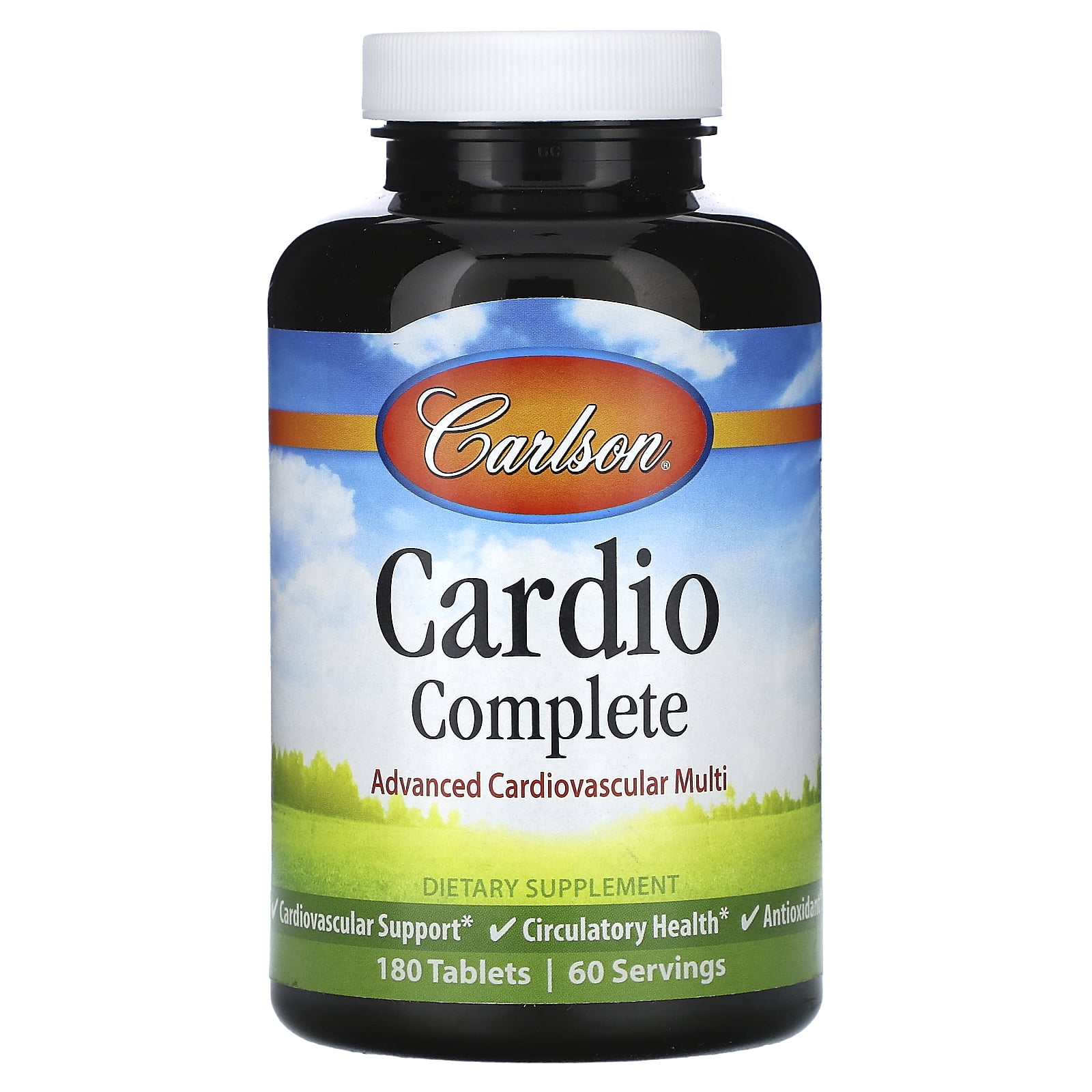 Carlson Cardio Complete, Advanced Cardiovascular Multi, 180 Tablets ...