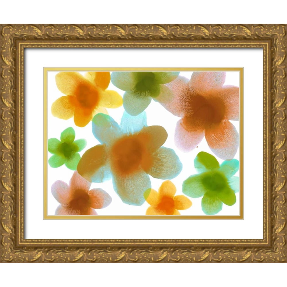 Carlson, Hannah 24x19 Gold Ornate Wood Framed with Double Matting ...