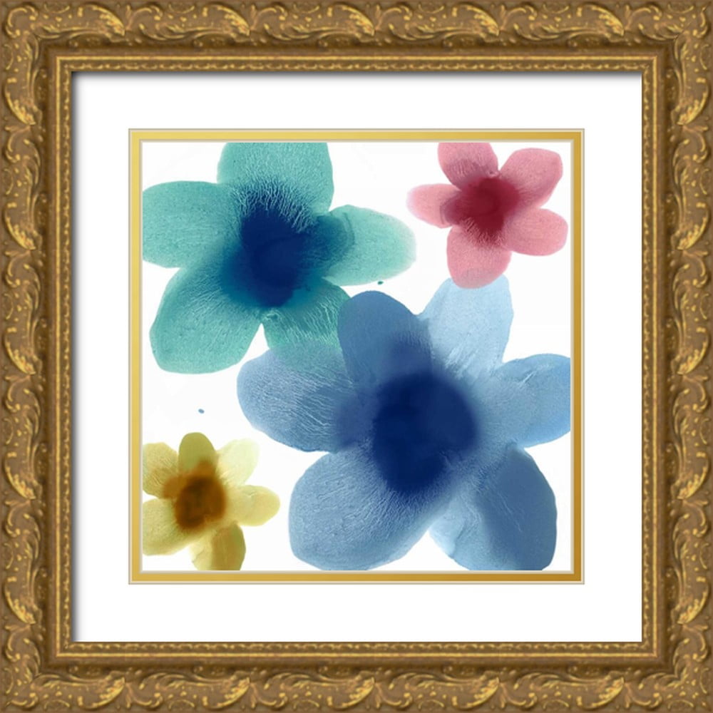 Carlson, Hannah 26x26 Gold Ornate Wood Framed with Double Matting ...