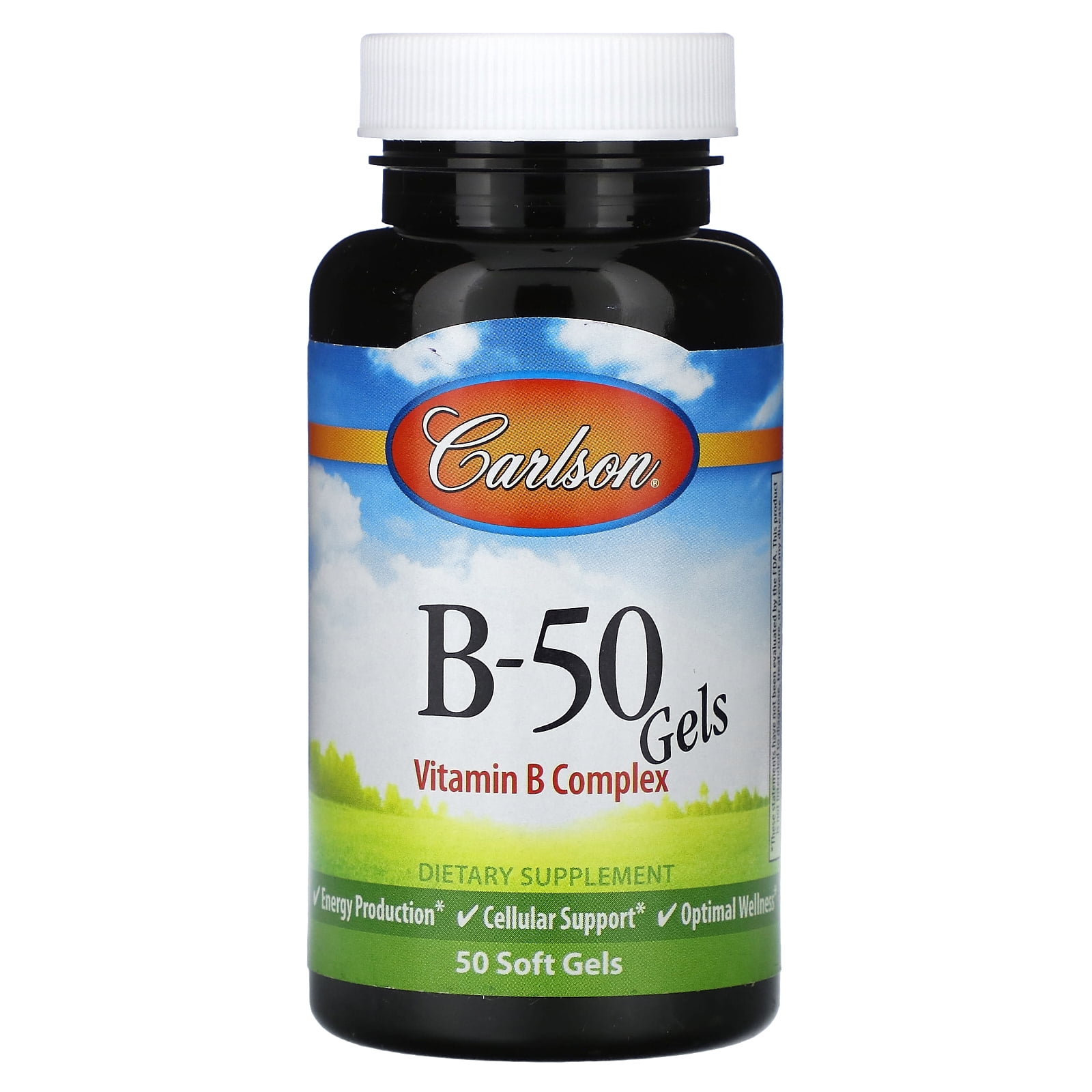 Carlson Laboratories B 50 Gel 50 Softgel - Walmart Business Supplies