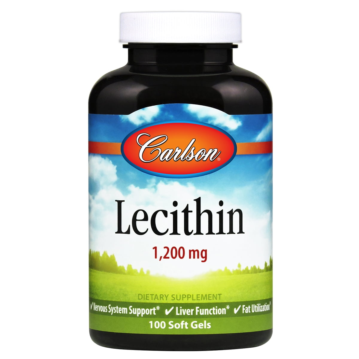 Carlson Non-GMO Lecithin, 100 Soft Gels - Walmart.com