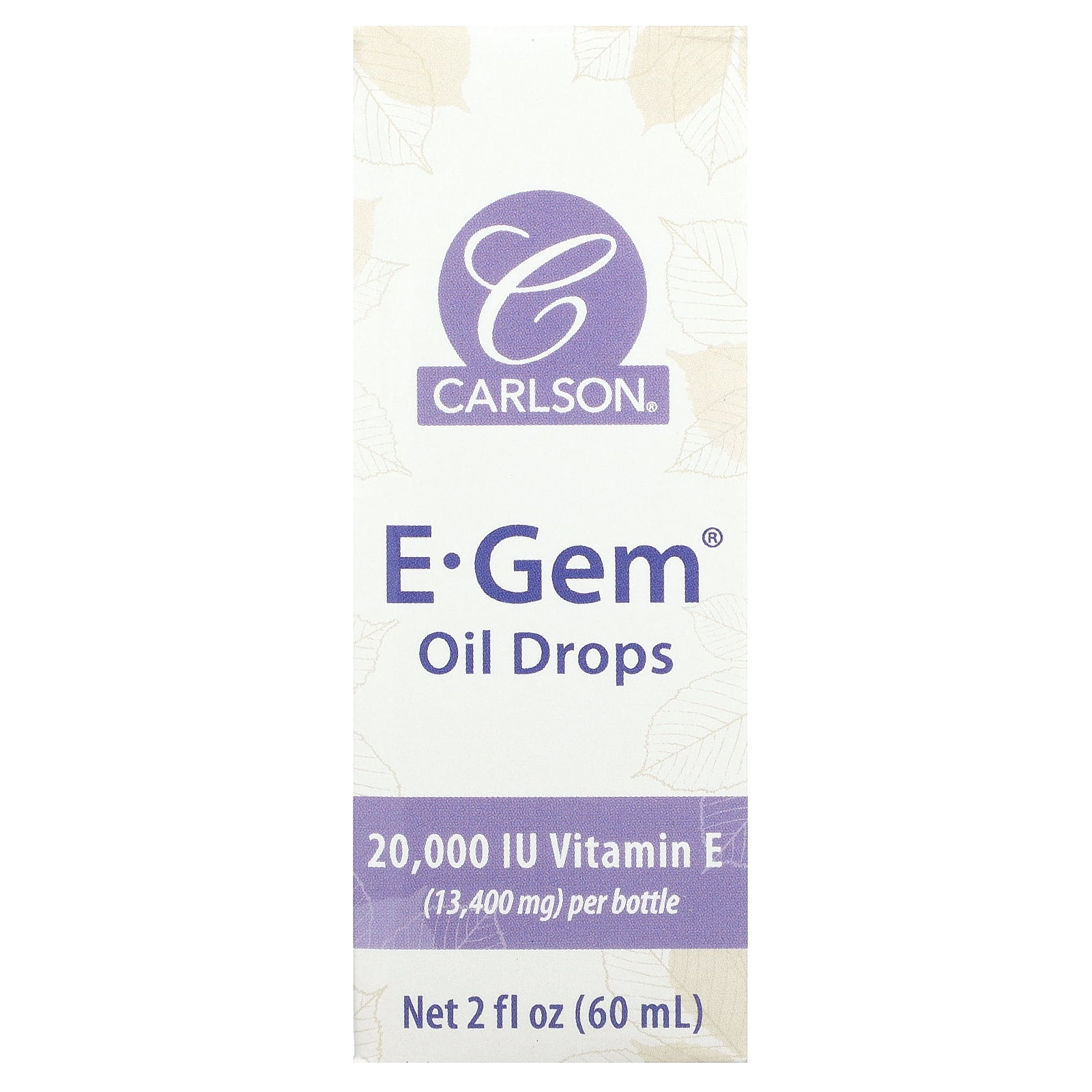 Carlson E-Gem Oil Drops, 2 fl oz (60 ml) - Walmart.com