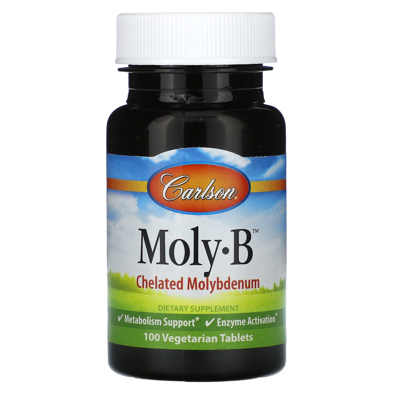Carlson Labs - Moly-B Molybdenum 500 mcg. - 100 Tablets - Walmart.com