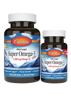 Carlson Labs Fish Oils & Omegas - Walmart.com