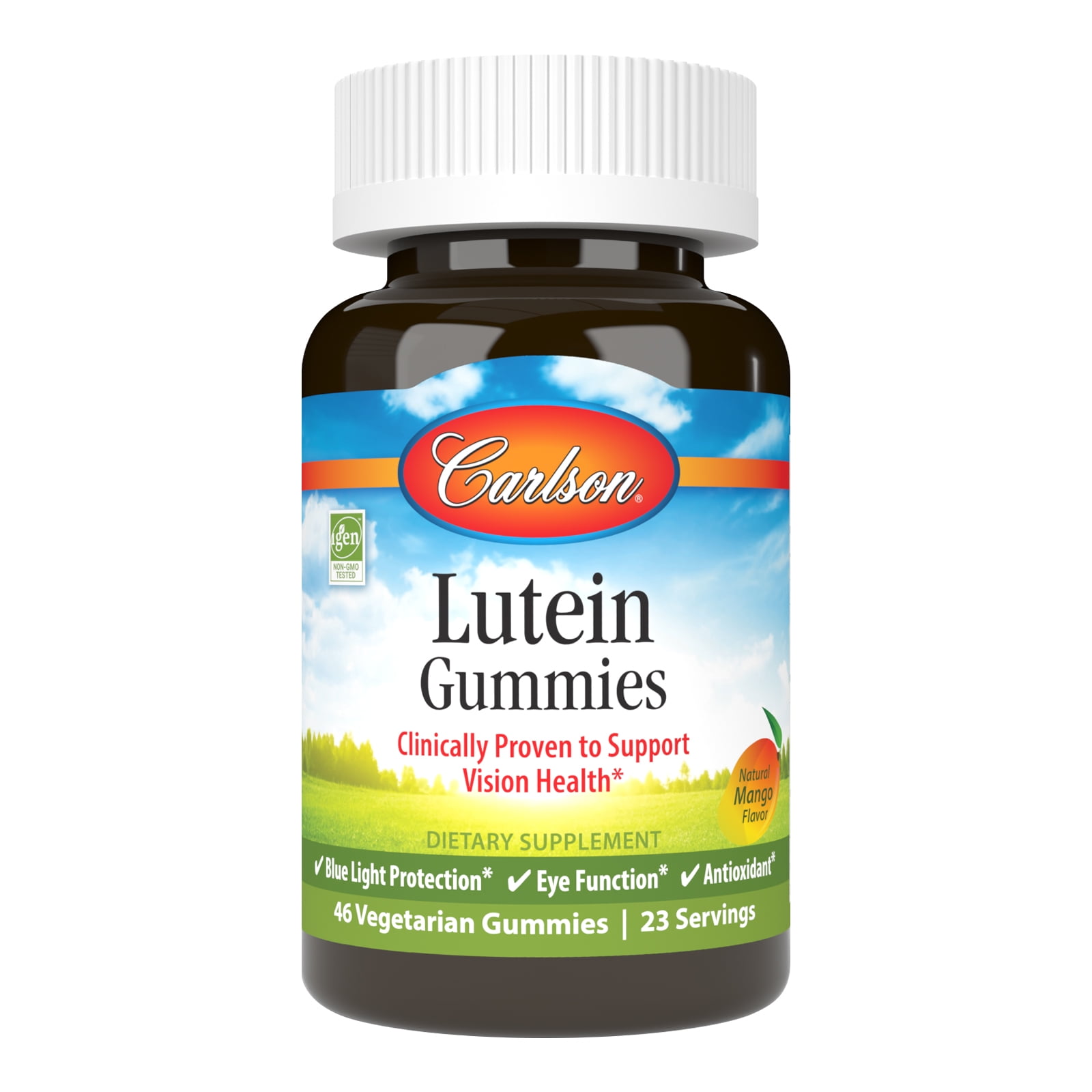 Carlson Lutein Gummies - Mango 46 Gummies - Walmart.com