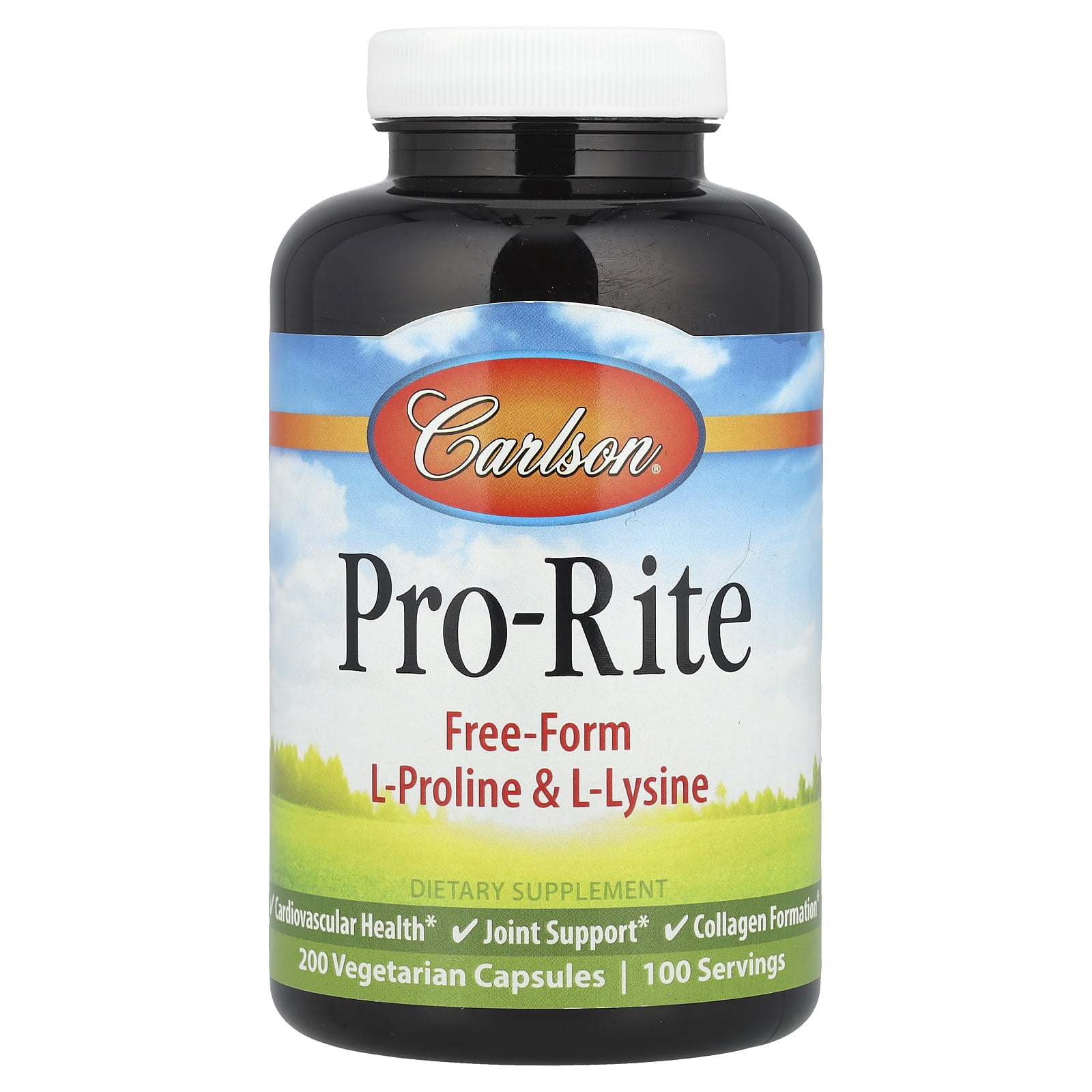 Carlson Pro-Rite, 200 Vegetarian Capsules - Walmart.com