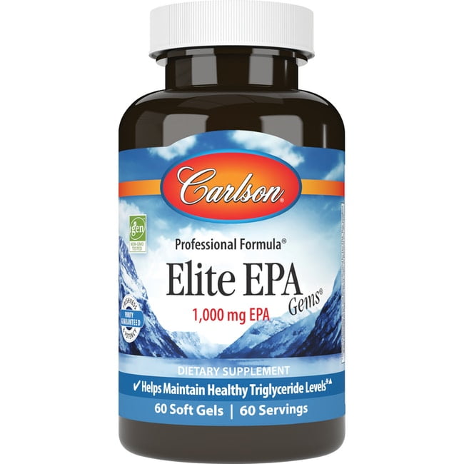 Carlson Professional Formula Elite Epa Gems 1,000 mg 60 Sgels - Walmart.com