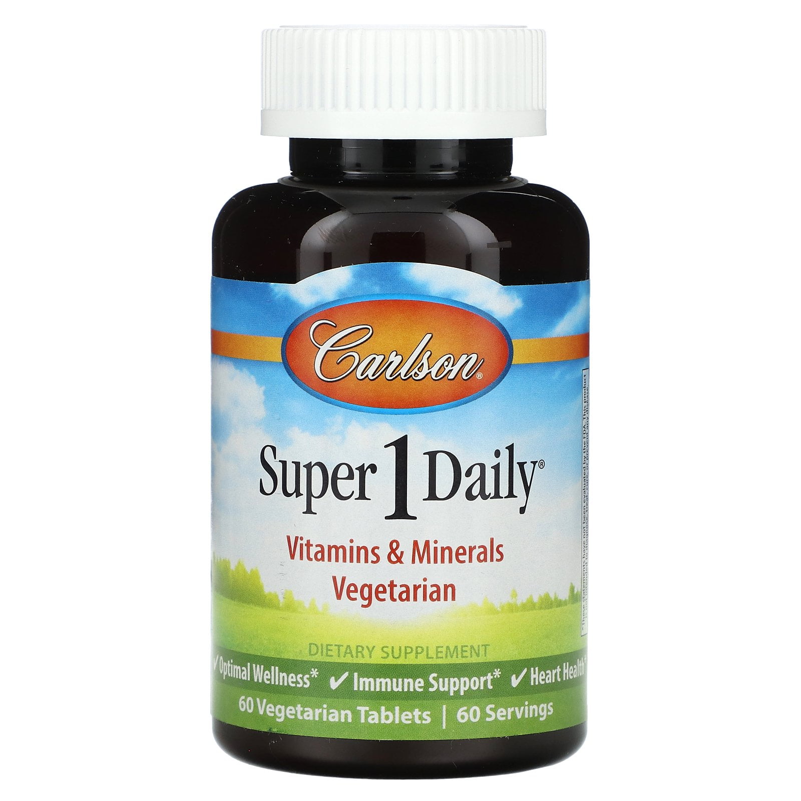 Carlson Super 1 Daily, 60 Vegetarian Tablets - Walmart.com