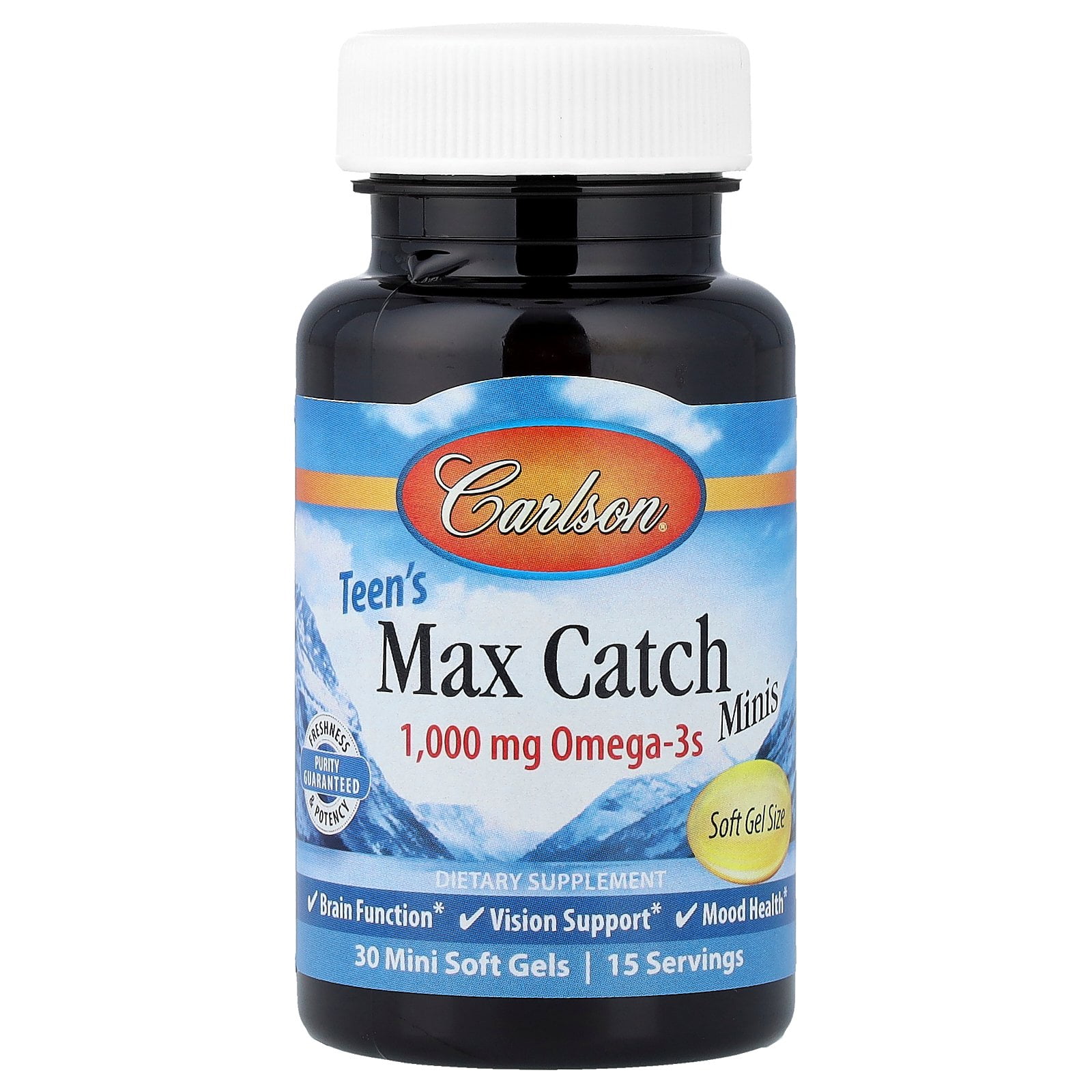 Carlson Teen's Max Catch Minis, 30 Mini Soft Gels - Walmart Business ...