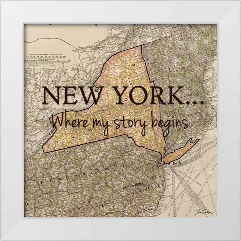 Carlson, Tina 12x12 White Modern Wood Framed Museum Art Print Titled ...