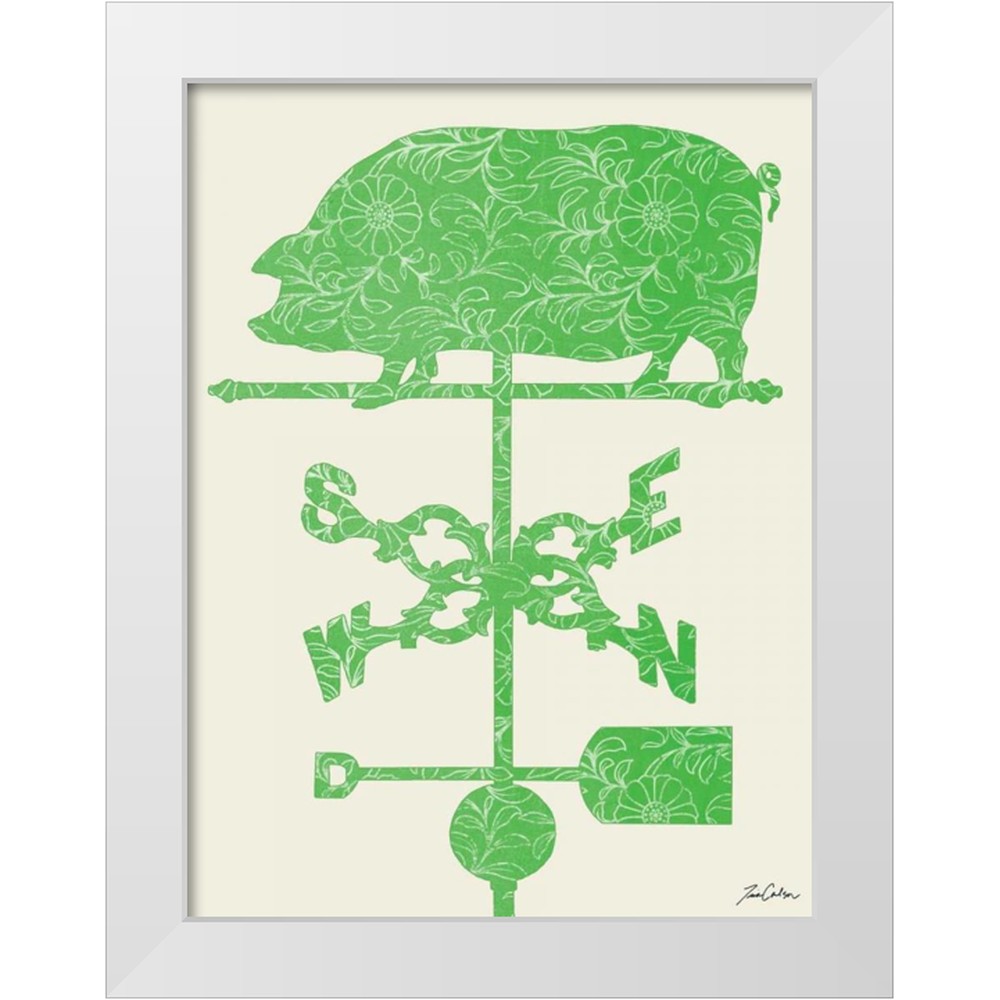 Carlson, Tina 12x14 White Modern Wood Framed Museum Art Print Titled ...
