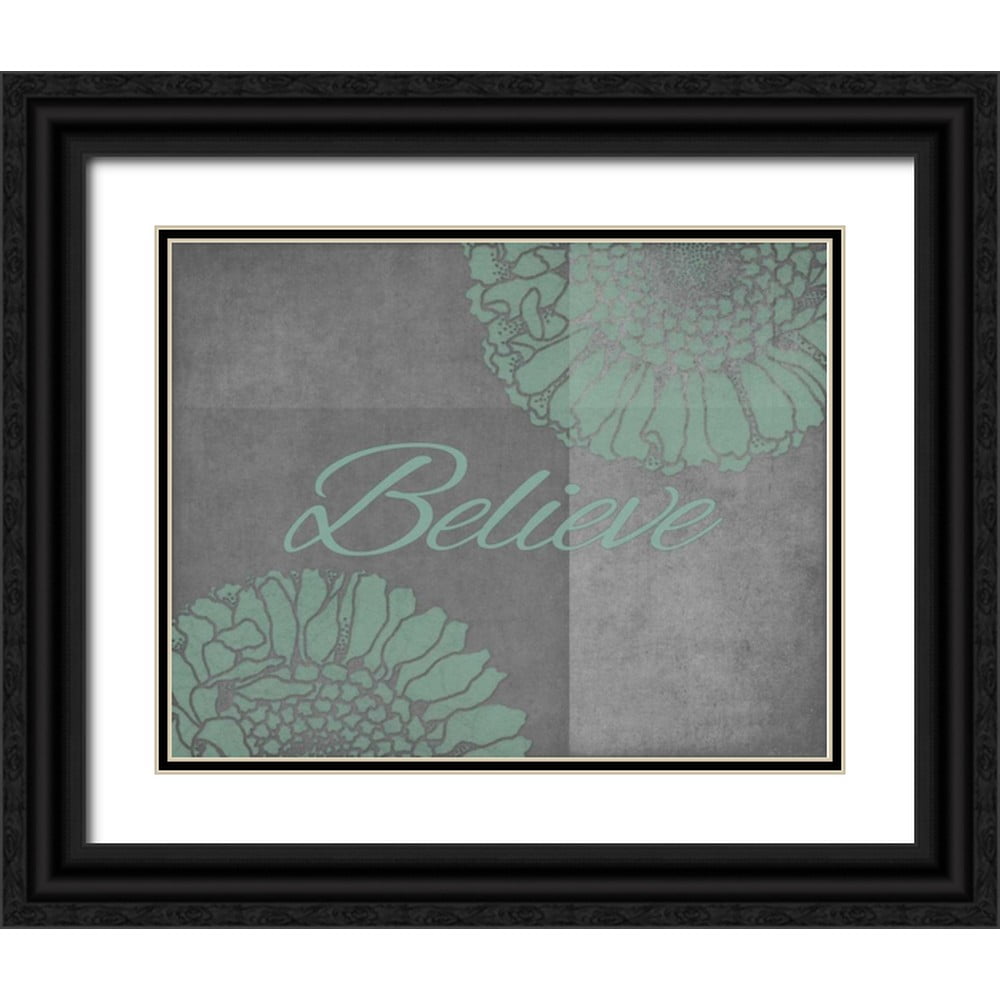 Carlson, Tina 14x12 Black Ornate Wood Framed with Double Matting Museum ...