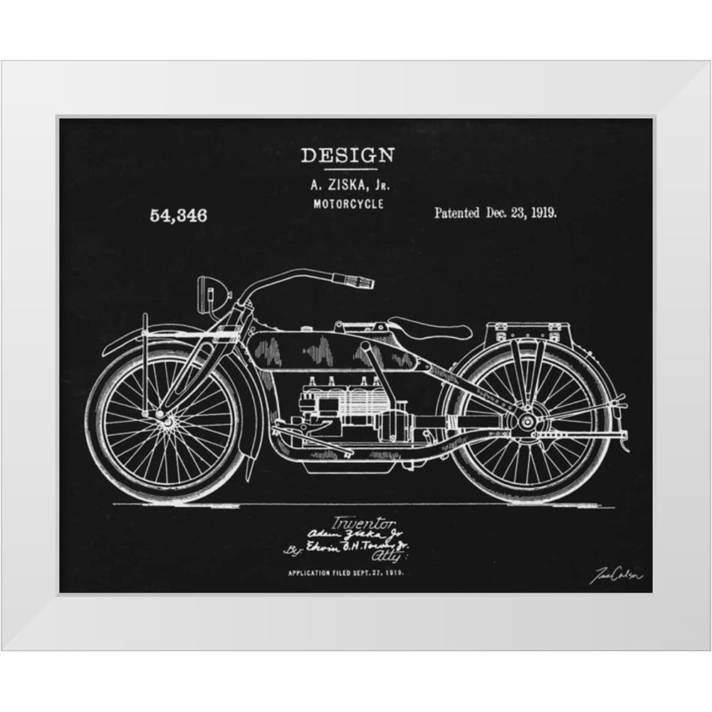 Carlson, Tina 14x12 White Modern Wood Framed Museum Art Print Titled ...