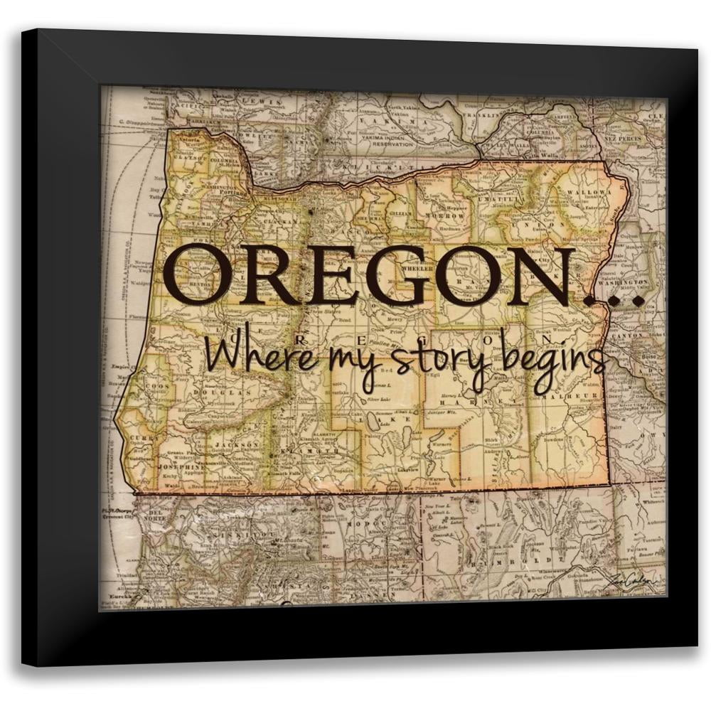 Carlson, Tina 15x15 Black Modern Framed Museum Art Print Titled - Story ...