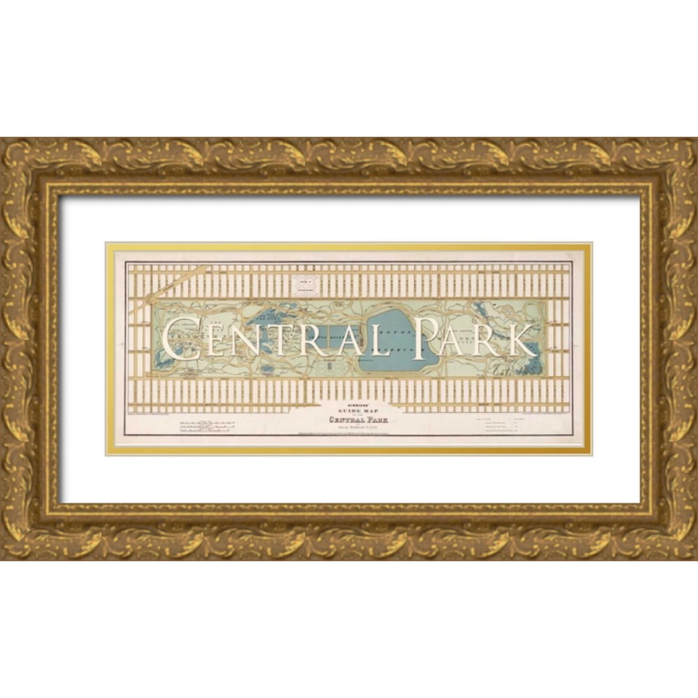 Carlson, Tina 18x10 Gold Ornate Wood Framed with Double Matting Museum ...