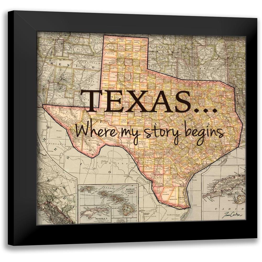 Carlson, Tina 20x20 Black Modern Framed Museum Art Print Titled - Story ...