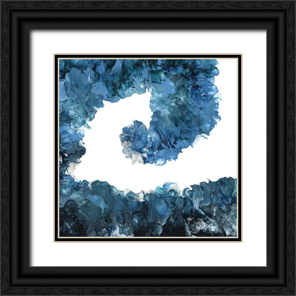 Carlson, Tina 26x26 Black Ornate Wood Framed with Double Matting Museum ...