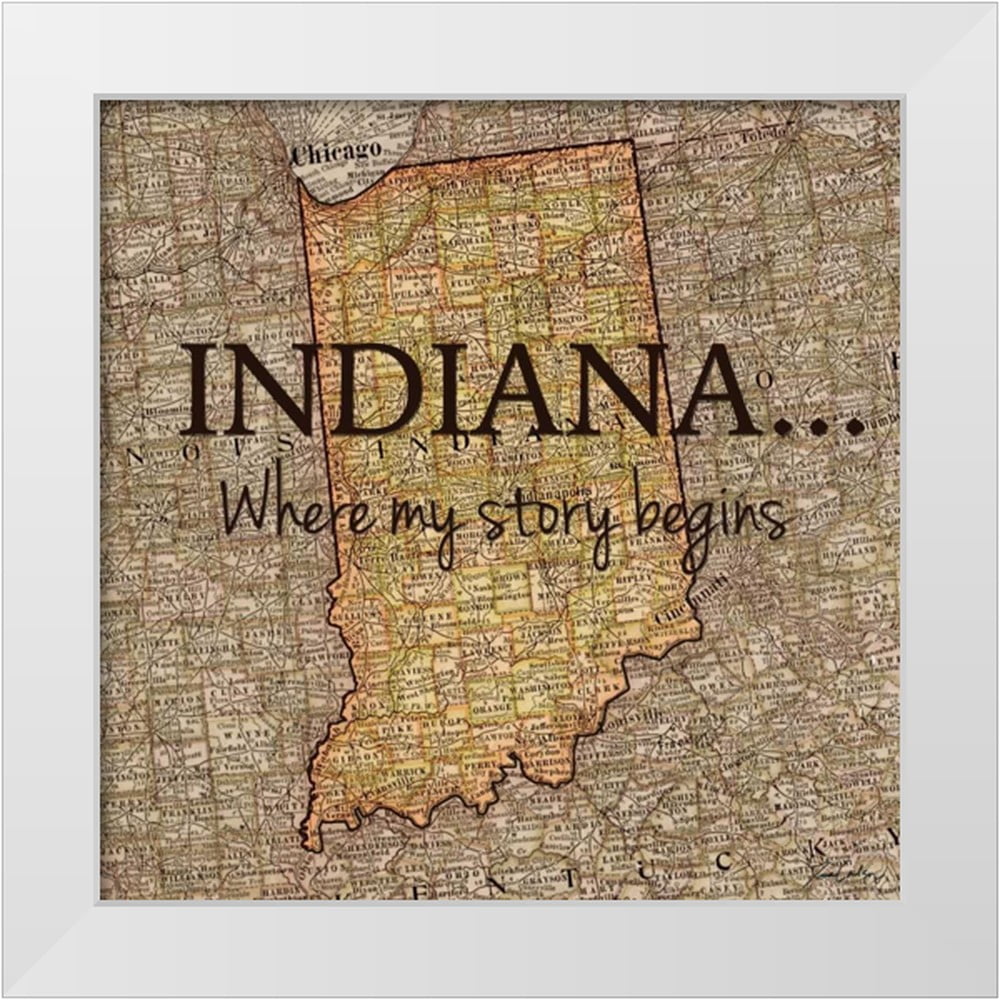 Carlson, Tina 26x26 White Modern Wood Framed Museum Art Print Titled ...