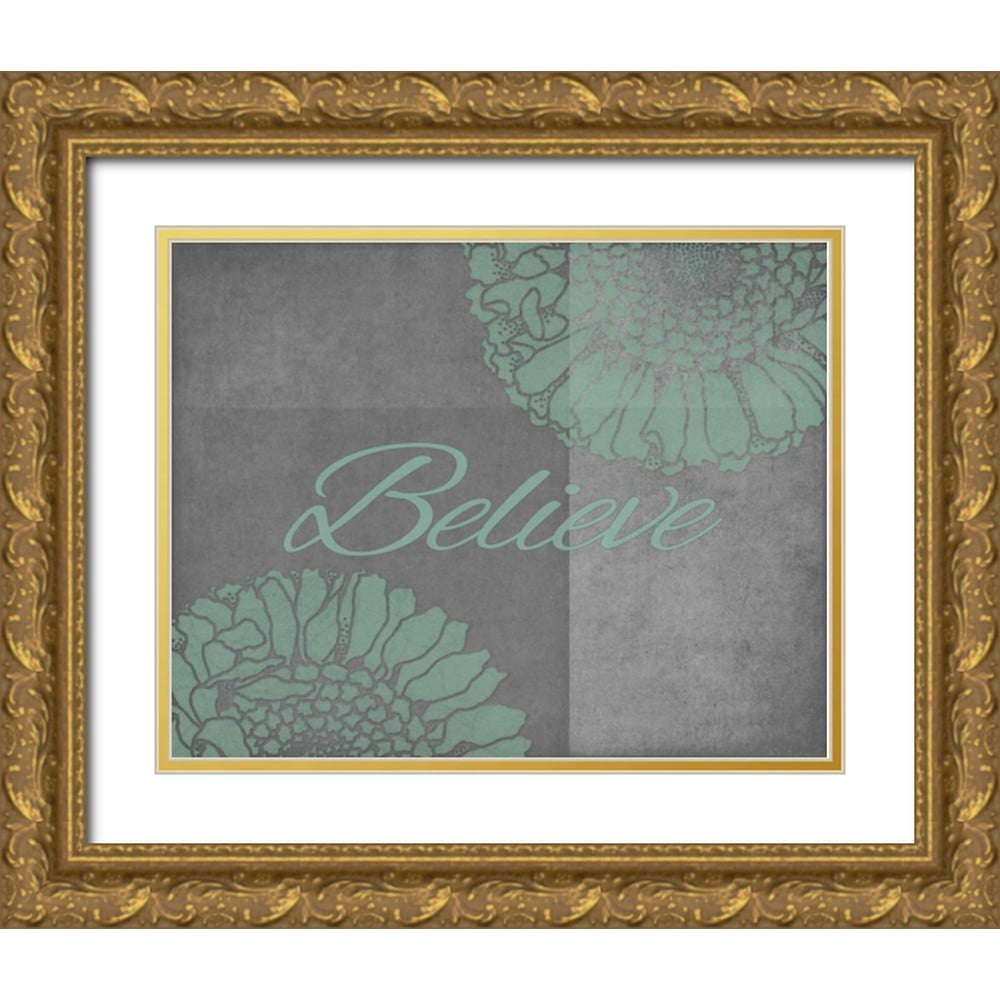 Carlson, Tina 32x26 Gold Ornate Wood Framed with Double Matting Museum ...